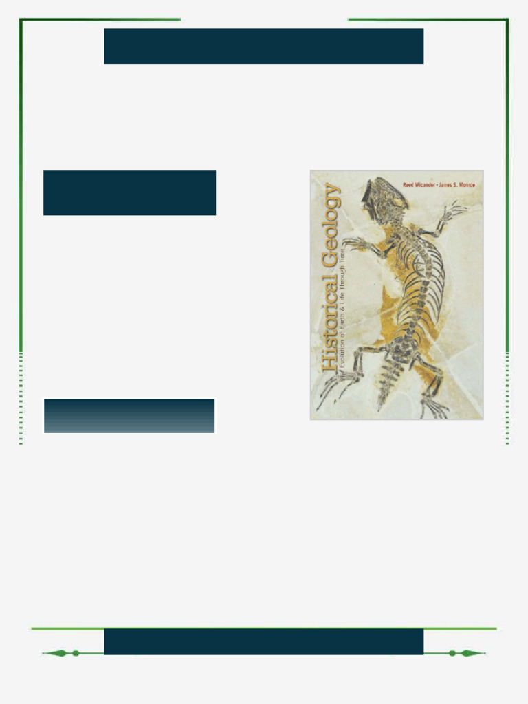 Historical Geology Evolution of Earth and Life Through Time 8th Edition ...