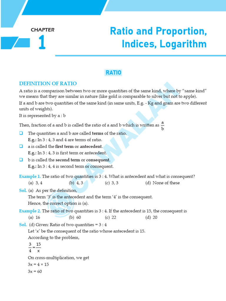 Understanding Ratios and Proportions | PDF | Ratio | Mathematics