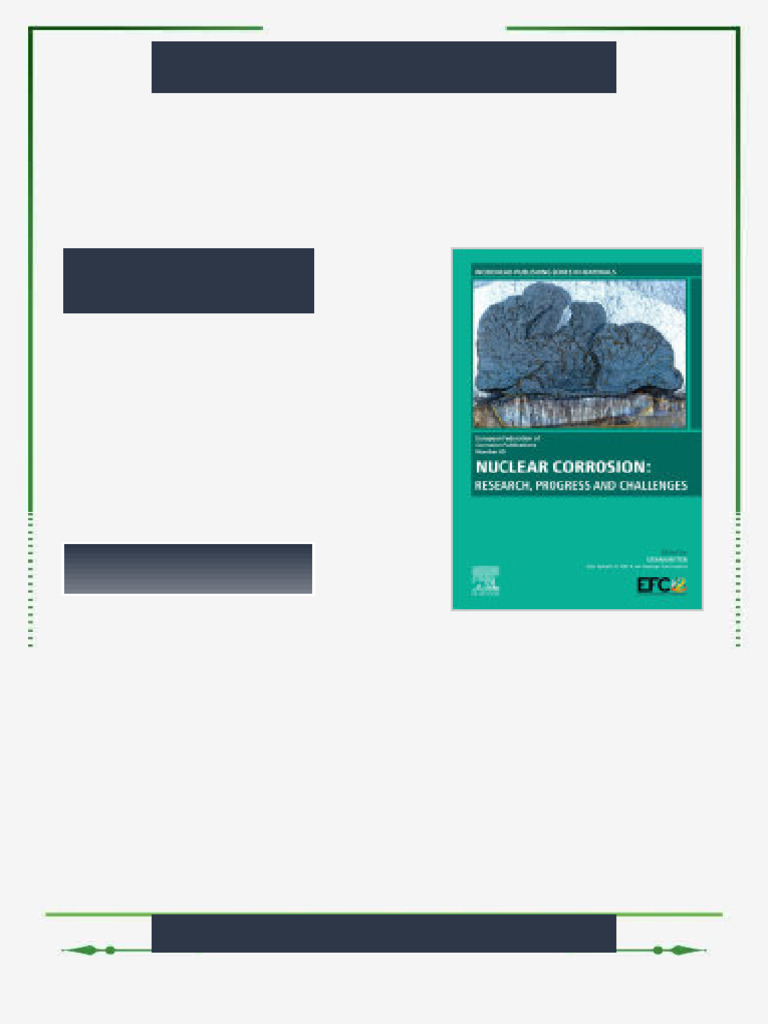 Nuclear Corrosion 1st Edition Stefan Ritter ebook supplementary edition ...