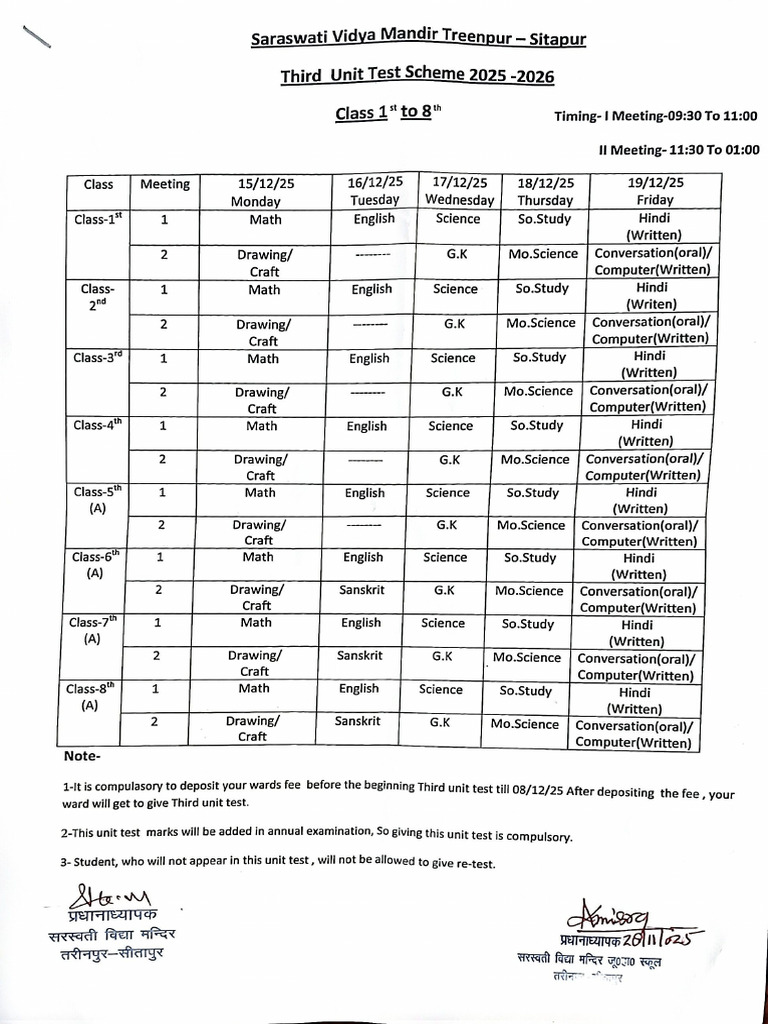 PG to 8th Class | PDF