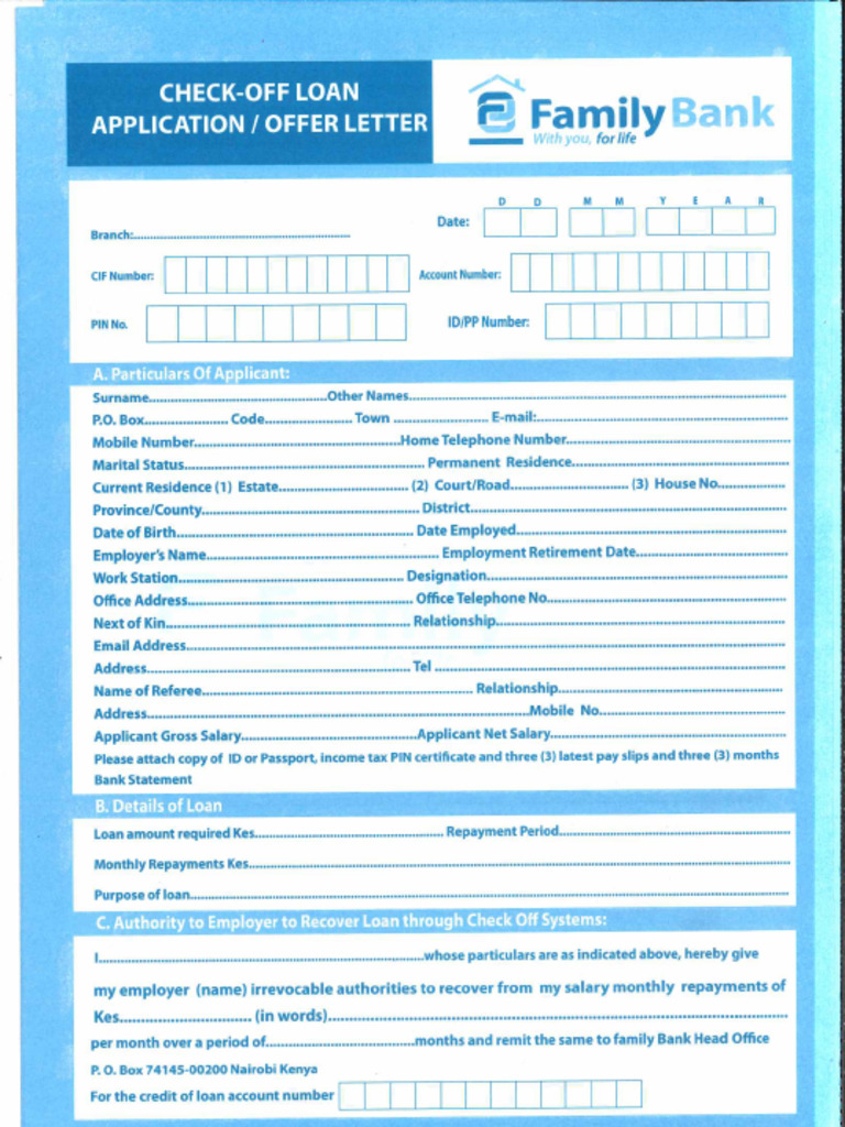 Loan Form | PDF
