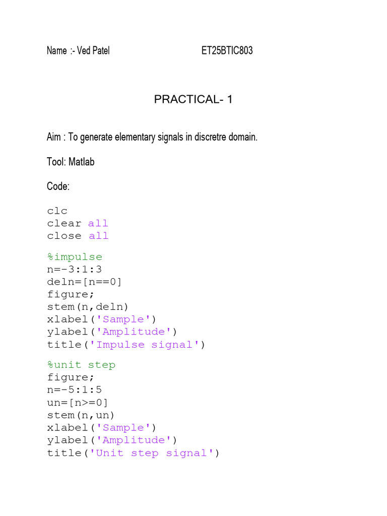ved 1 | PDF | Telecommunications Engineering | Signal Processing
