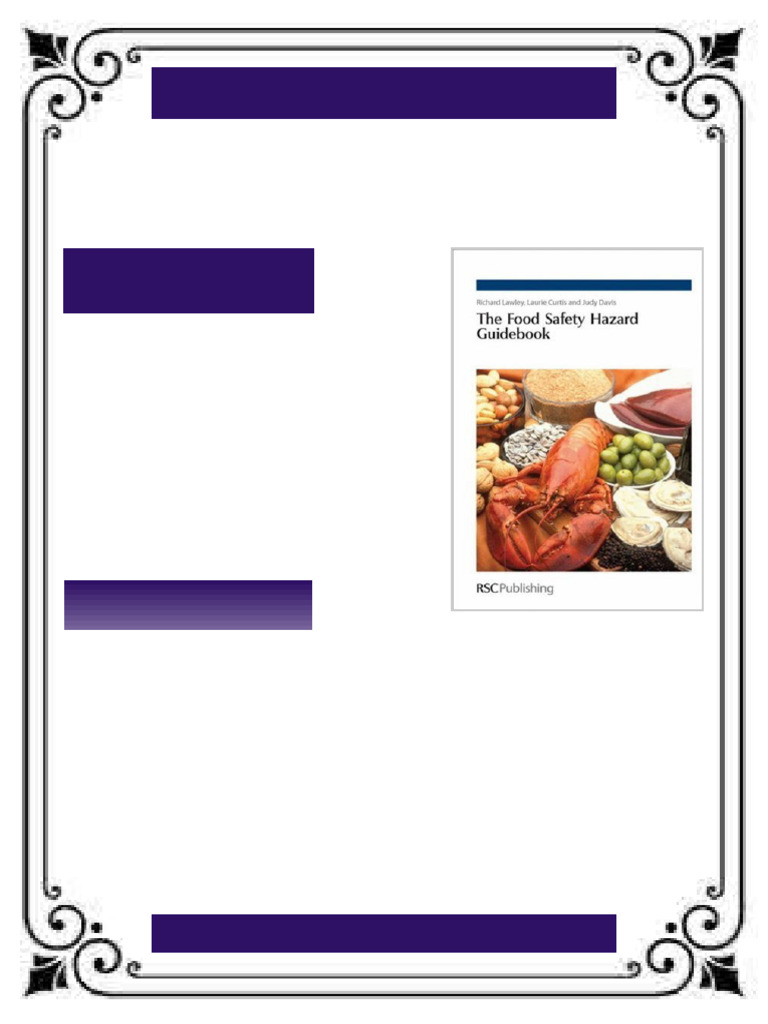 The food safety hazard guidebook 1st Edition Richard Lawley ebook ...