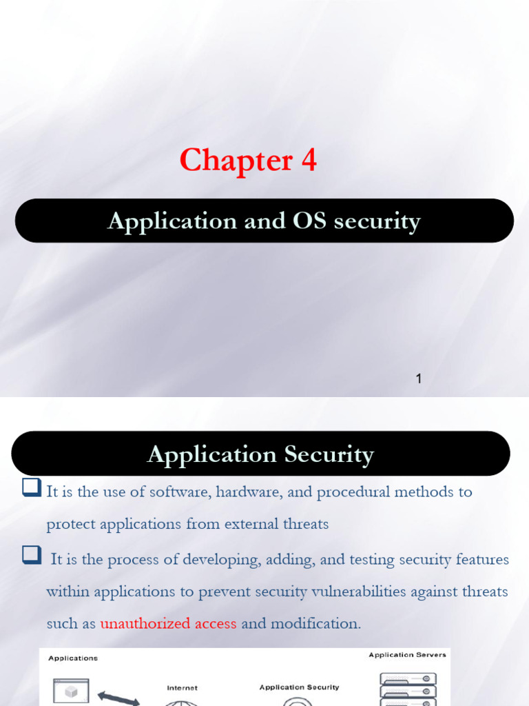 Chapter 4 Application and OS Security | PDF | Security | Computer Security