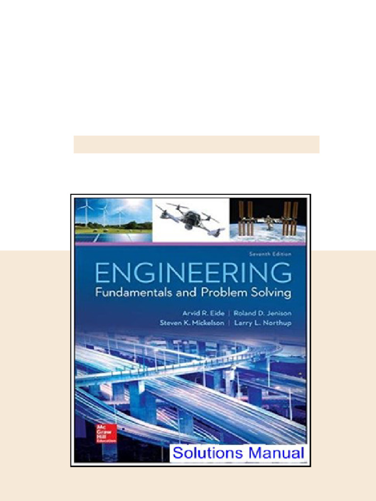 Engineering Fundamentals and Problem Solving 7th Edition Eide Solutions ...