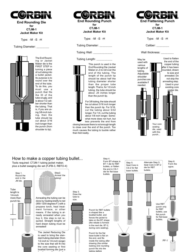 End Rounding Punch End Flattening Punch End Rounding Die | PDF
