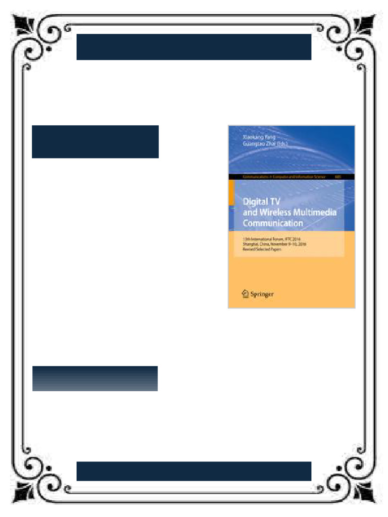 Digital TV and Wireless Multimedia Communication: 13th International ...