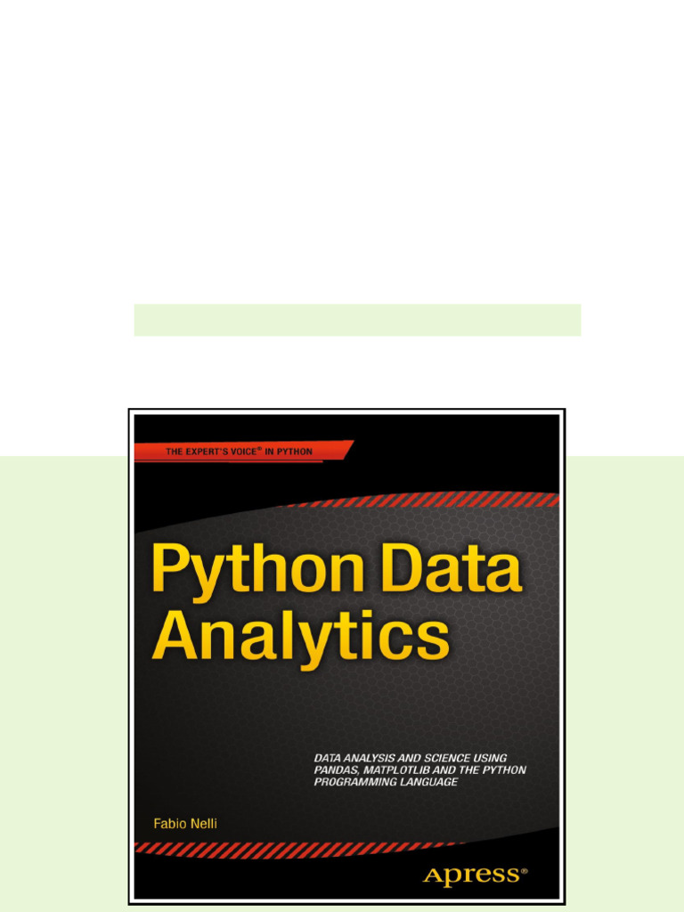 (Ebook) Python Data Analytics: Data Analysis and Science Using Pandas ...