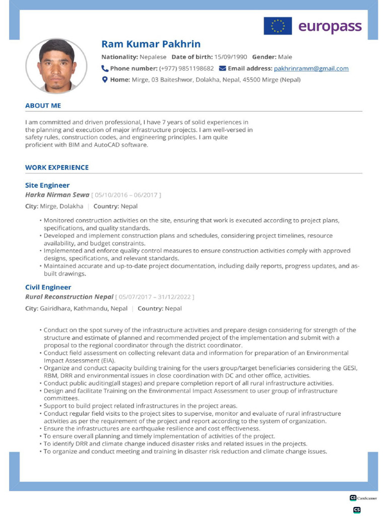 Resume Bio Data | PDF