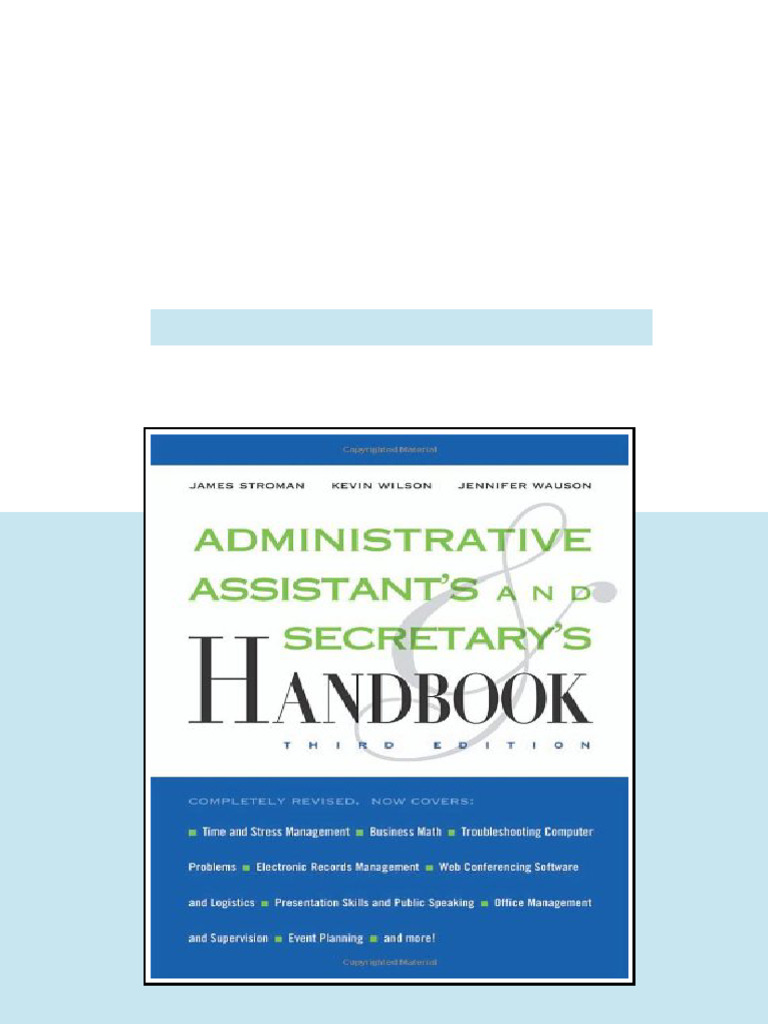 (Ebook) Administrative assistant's and secretary's handbook by James ...
