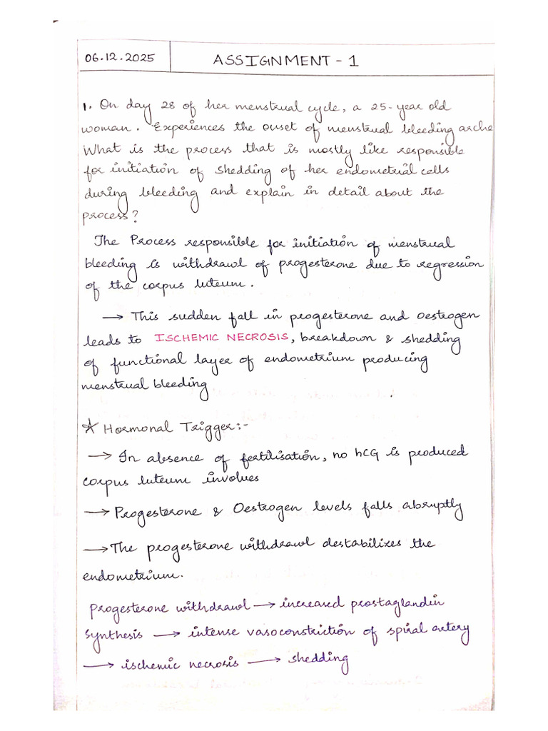 Pathology Assignment 1 | PDF