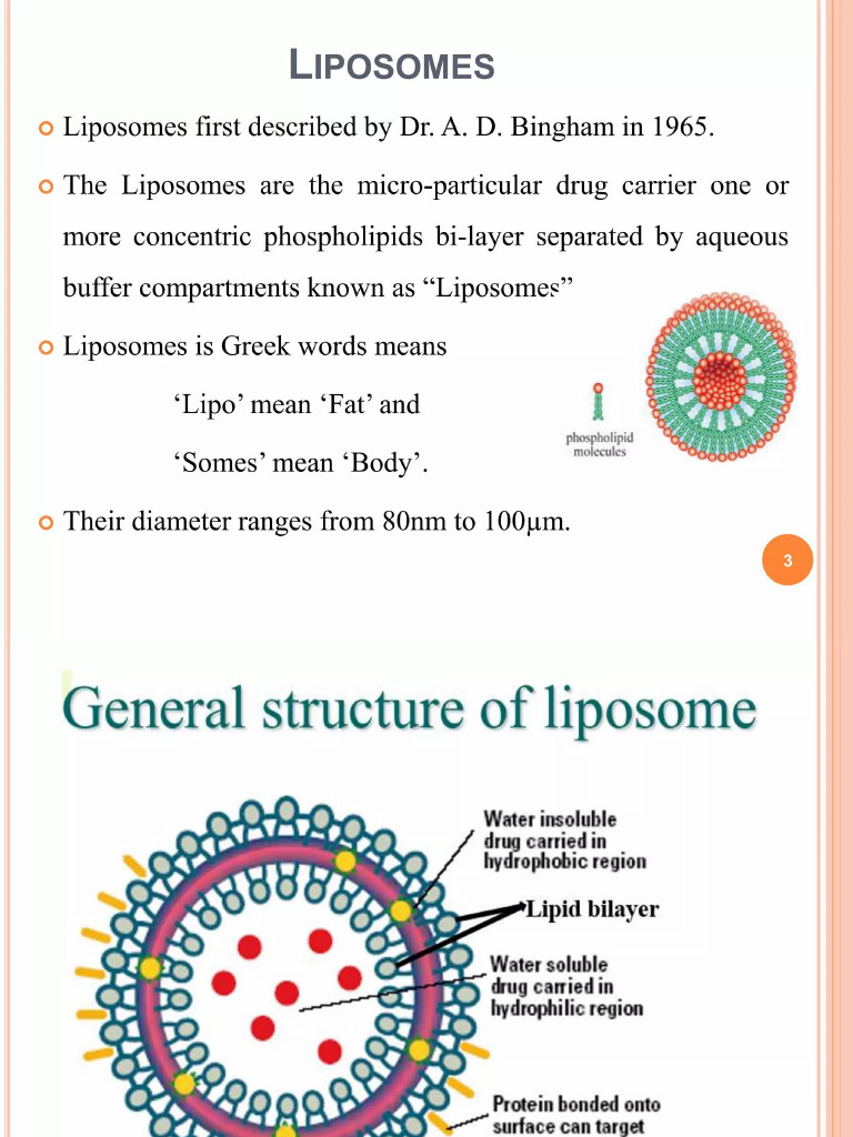 Liposomes Method of Preparation | PDF