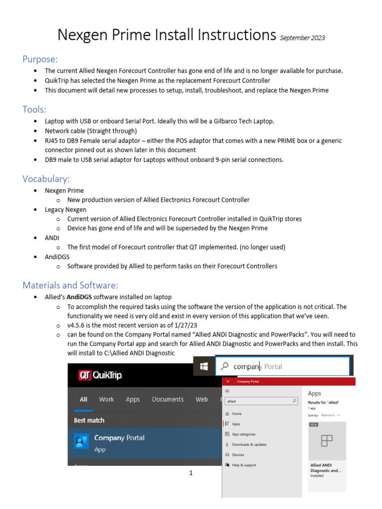 Nexgen Prime Installation Guide 2023 | PDF | Ip Address | System Software