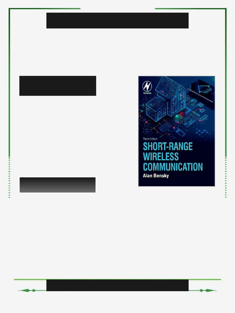 Short range Wireless Communication 3rd Edition Alan Bensky ebook ...