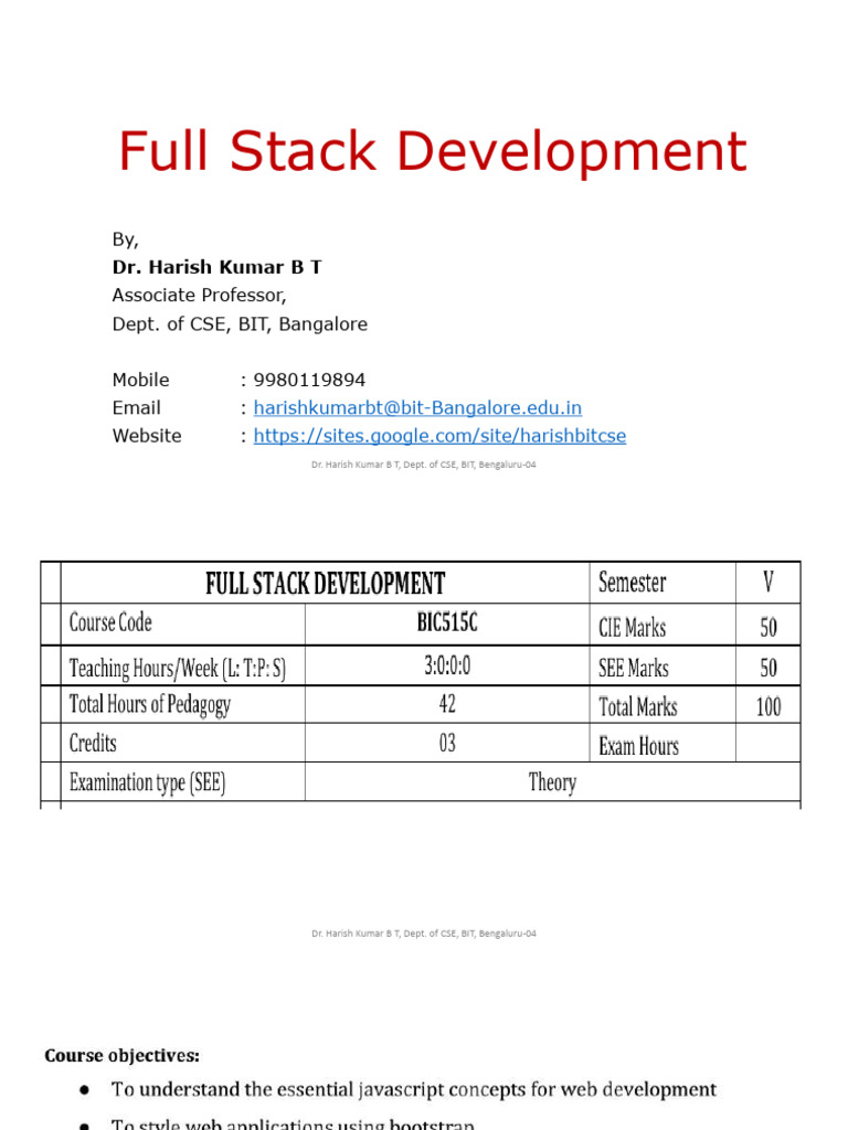 Module 1 Ppt | PDF | Html | Markup Language