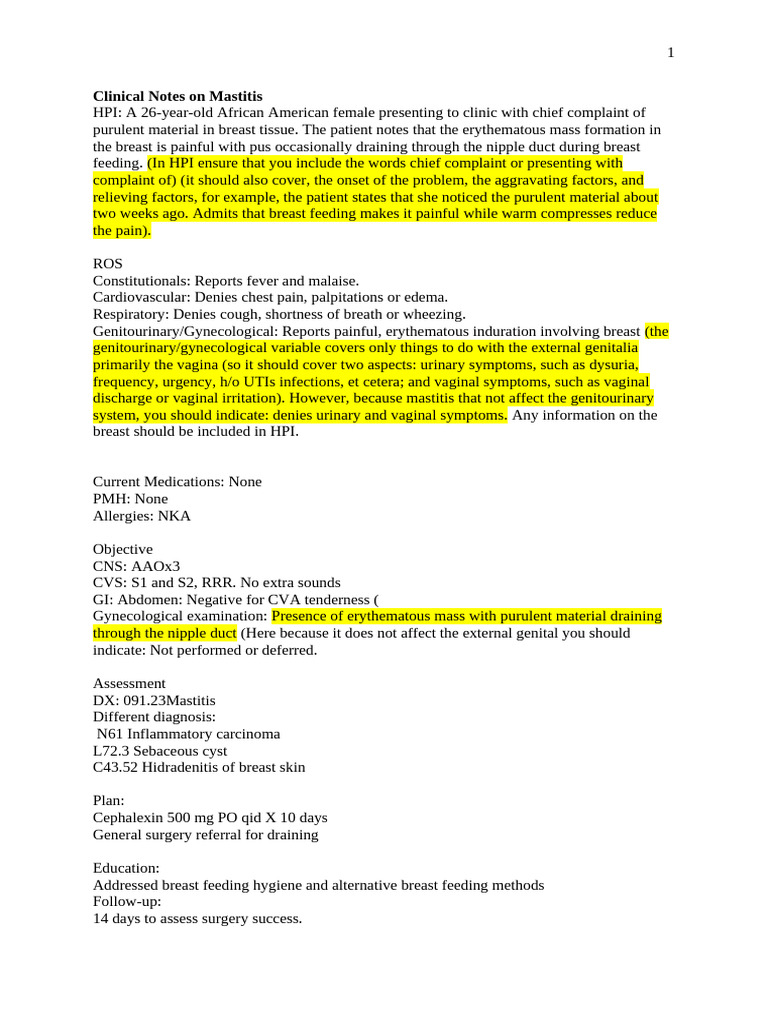 Breast Abscess | PDF