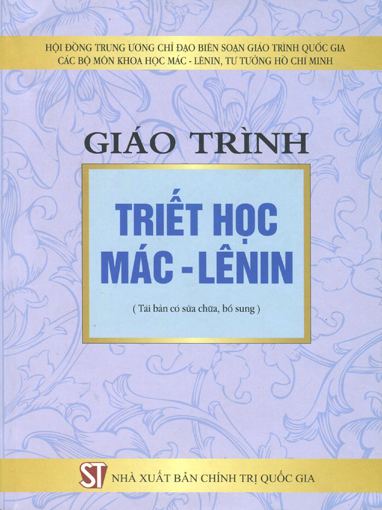 Giáo trình triết học Mác-Lênin | PDF