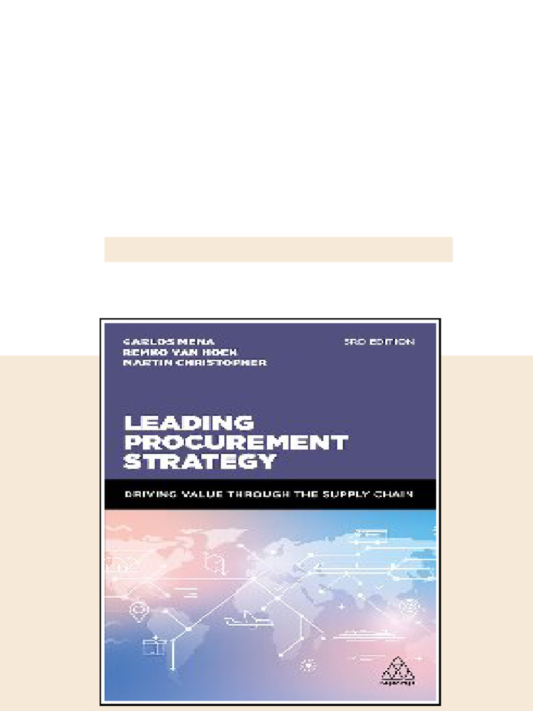 (Ebook) Leading Procurement Strategy: Driving Value Through the Supply ...