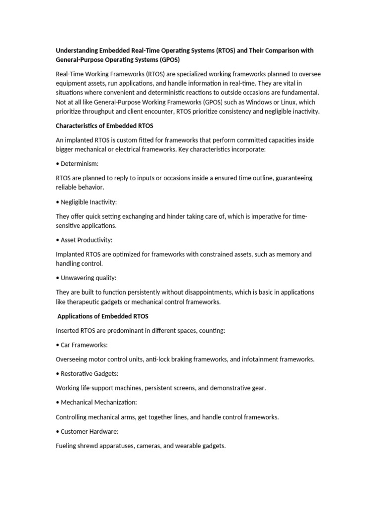 cs 3307 lj unit 1 | PDF | Operating System | Real Time Computing