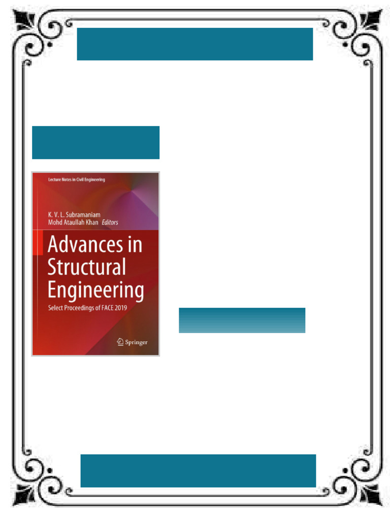 Advances in Structural Engineering: Select Proceedings of FACE 2019 K ...