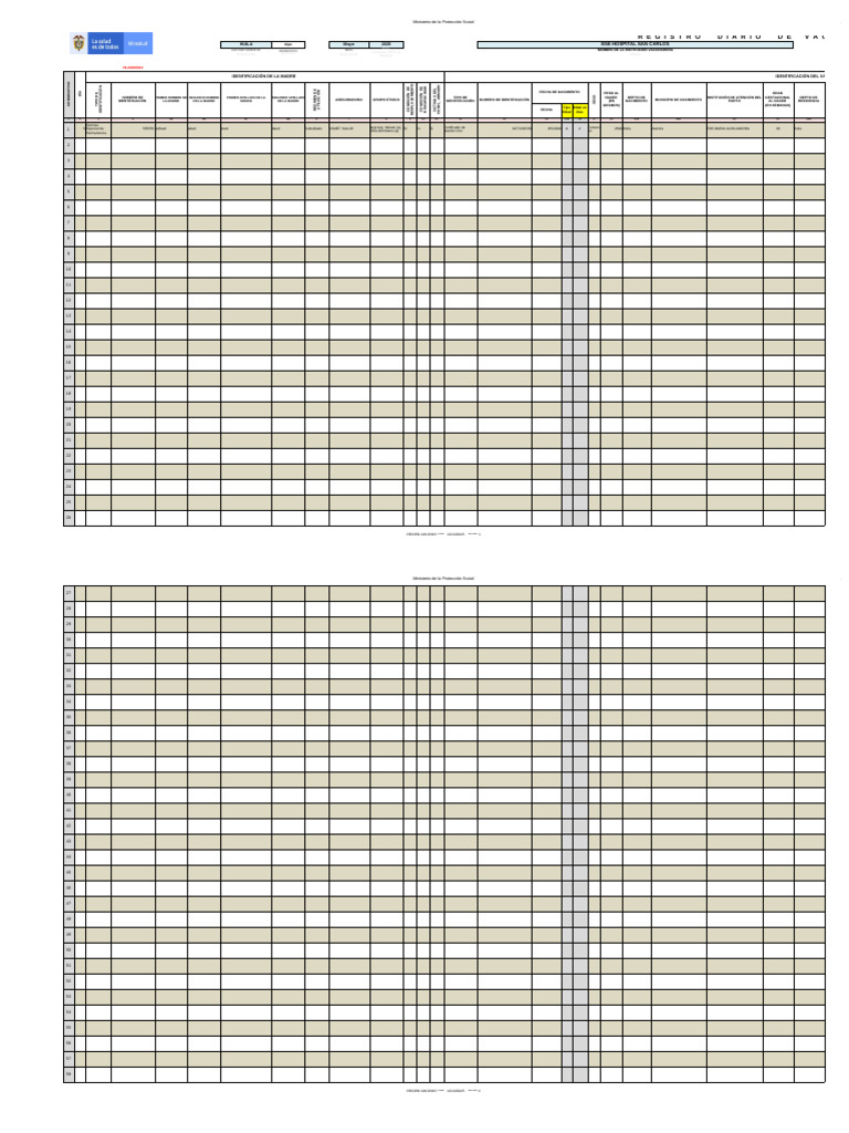 Registro Diario 2023 - Copia Limpia | PDF | Politica de salud ...
