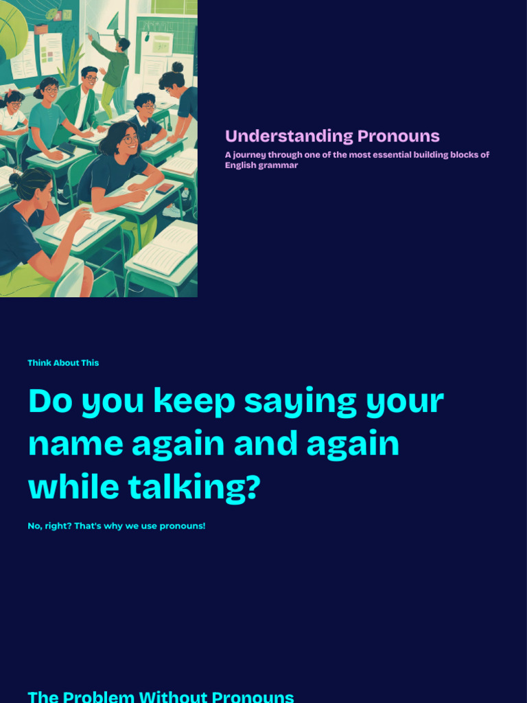 Understanding Pronouns | PDF | Pronoun | Grammatical Gender