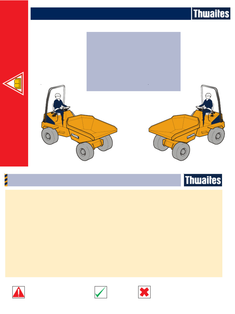 Thwaites 1.5-2.0 Tonne Dumper Manual | PDF | Clutch | Vehicle Parts