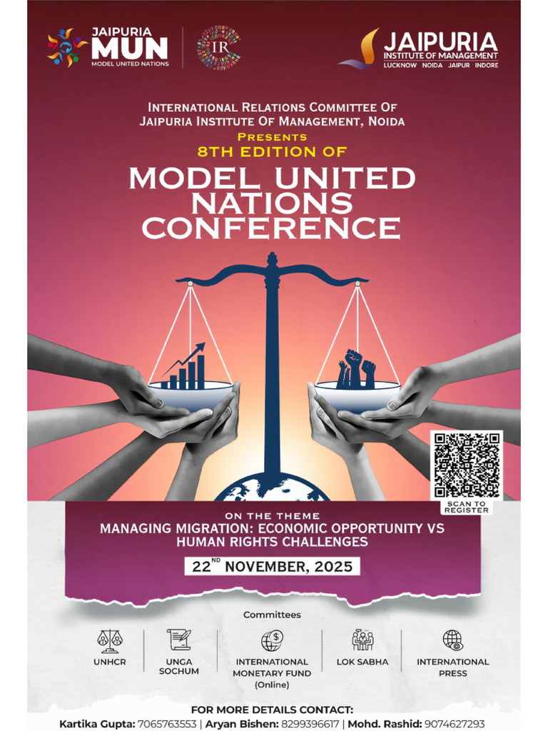 JMUN Brochure - Nov 22 | PDF | Discrimination | Sexual Harassment