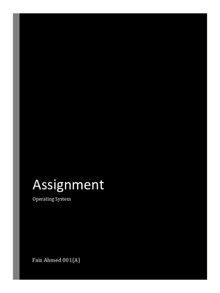 Operating Systems Lab 1 | PDF