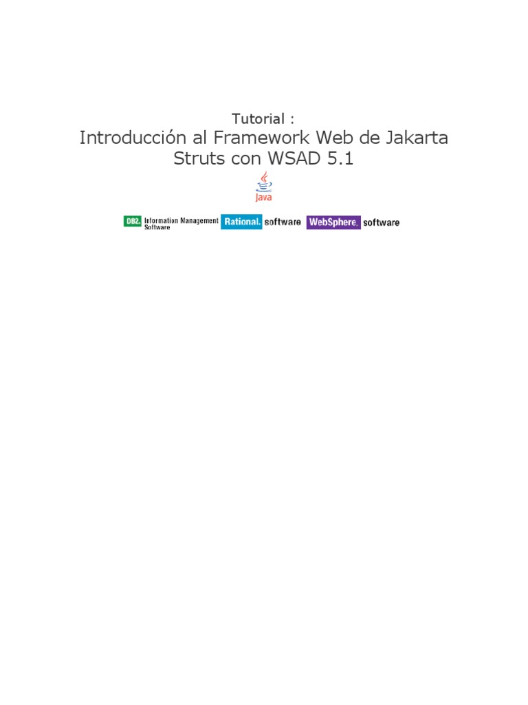 Introduccion Al Framework Struts | PDF | Páginas del servidor Java ...