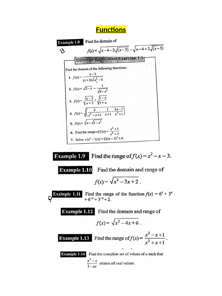 Functions Cengage | PDF