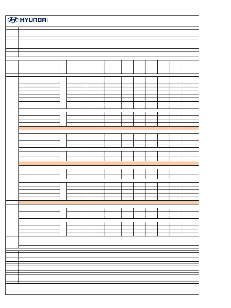 Creta Diesel , n Line , King , Knight-w.e.f-22!09!2025 | PDF | Motor ...