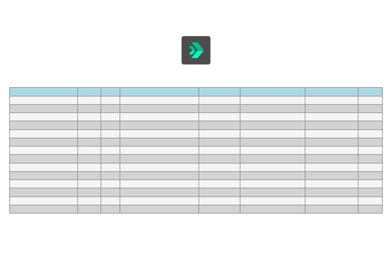 Study Plan Table With Logo | PDF