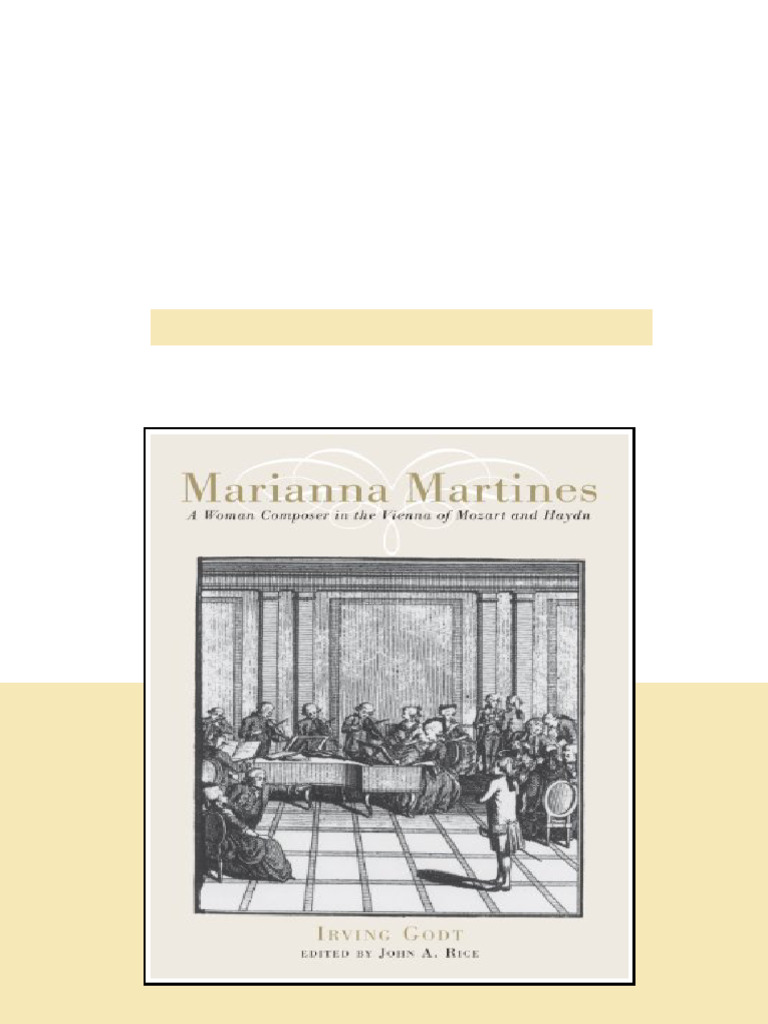 Marianna Martines A Woman Composer In The Vienna Of Mozart And Haydn ...