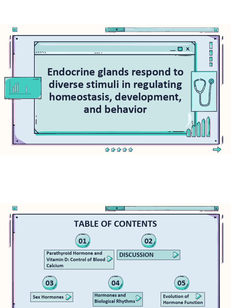 Endocrine Glands Respond To Diverse Stimuli in Regulating Homeostasis ...