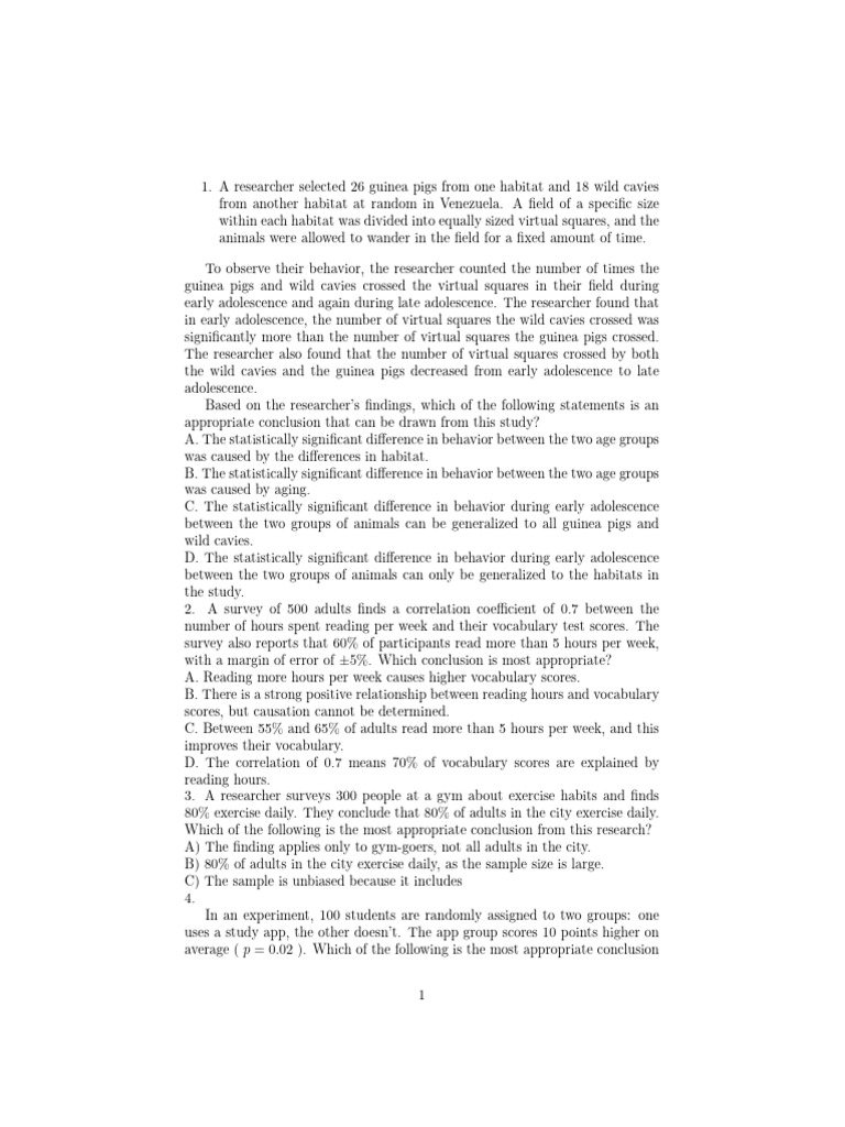 Statistics 2 | PDF | Opinion Poll | Sampling (Statistics)