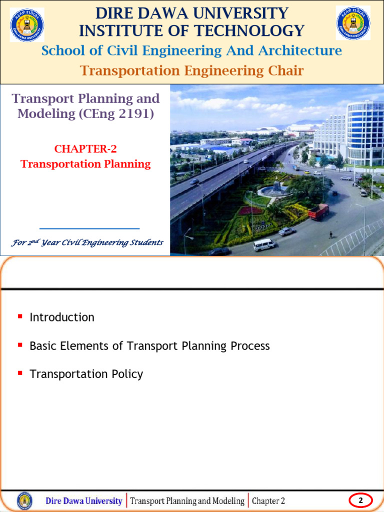 Transportation Planning Process Overview | PDF | Policy | Transport