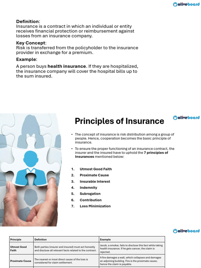 Basics and Principles of Insuran 1743157020 | PDF | Insurance | Interest