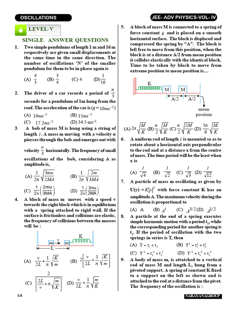 Oscillation s | PDF | Oscillation | Quantity