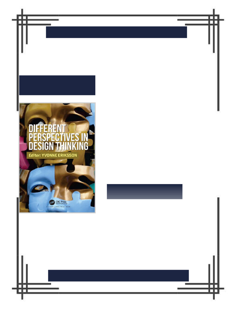 Different Perspectives in Design Thinking 1st Edition Yvonne Eriksson ...