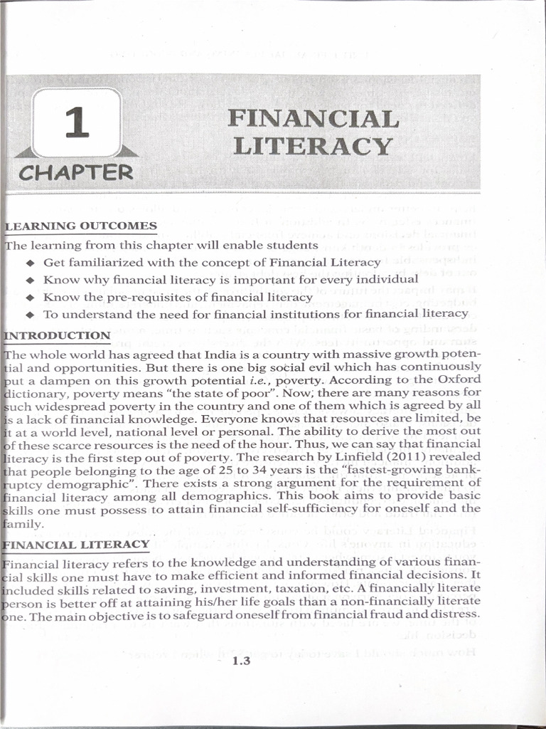 Unit 1 financial literacy sec, du | PDF