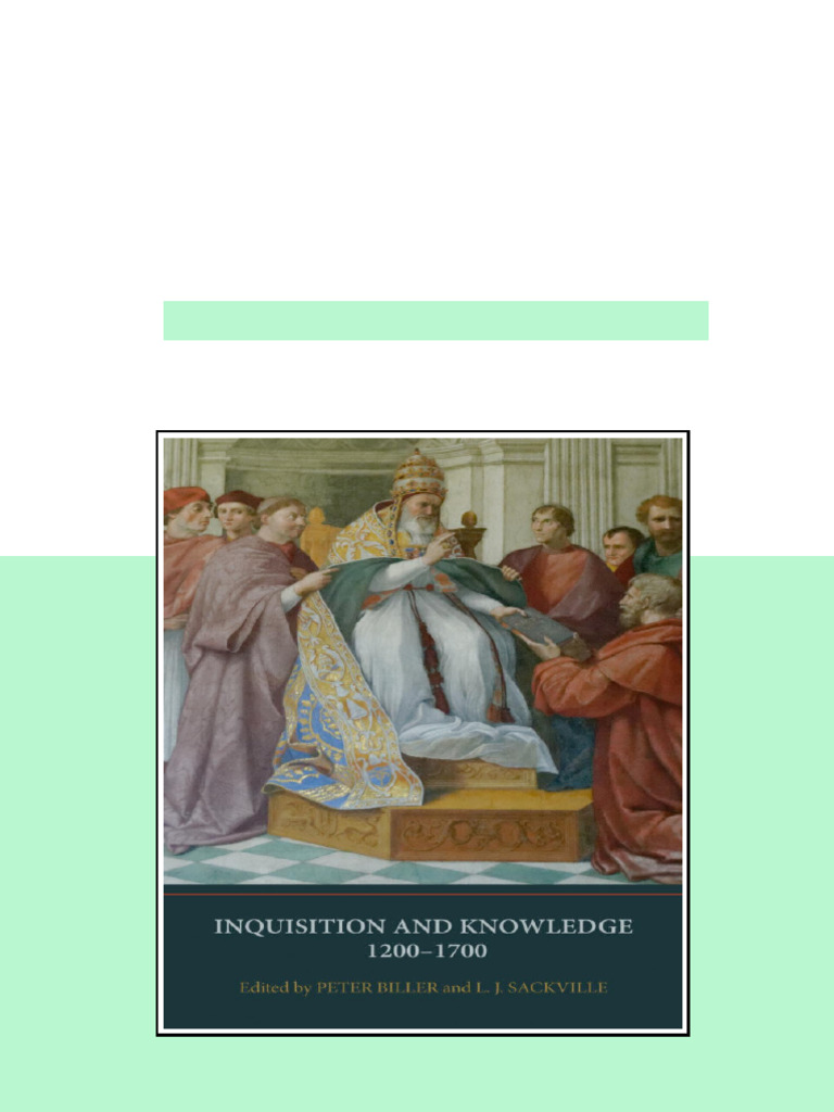 (Ebook) Inquisition and Knowledge, 1200-1700 by Peter Biller, L. J ...