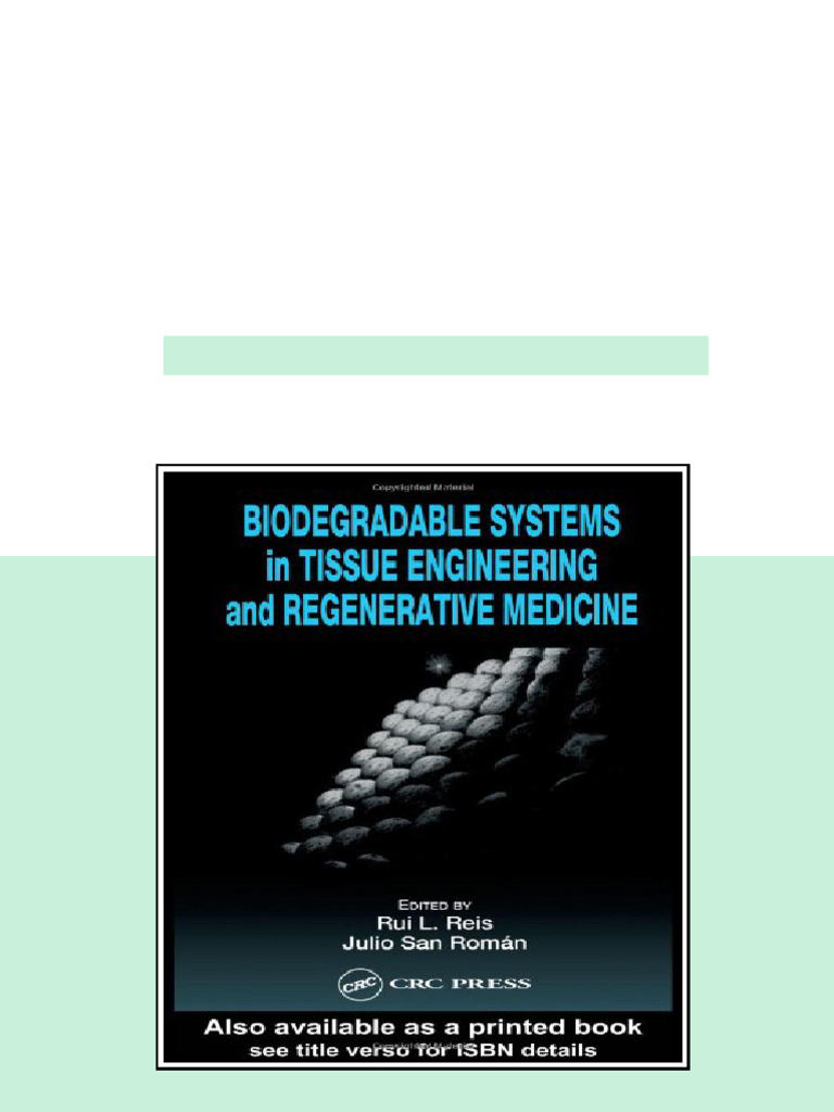 (Ebook) Biodegradable Systems in Tissue Engineering and Regenerative ...