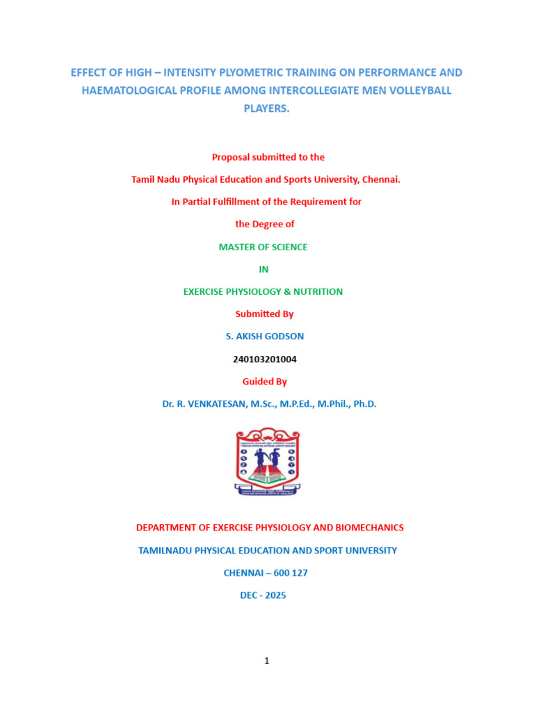 Proposal Akish | PDF | Skeletal Muscle | Muscle Contraction