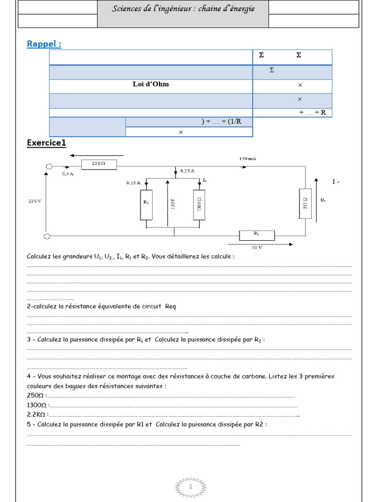 Exercices d'Applications Akaoui | PDF
