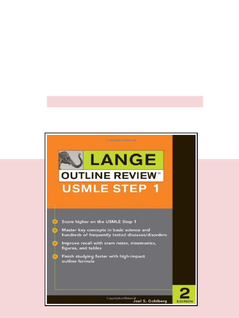 (Ebook) Lange Outline Review: USMLE Step 1, Second Edition (LANGE ...