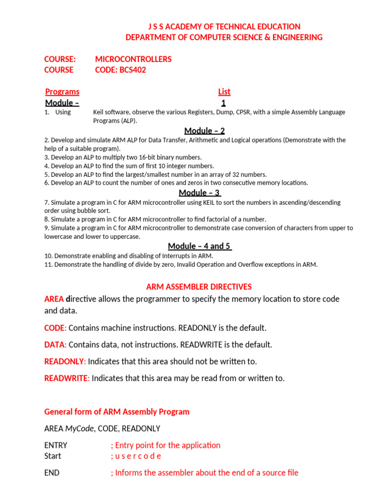 MC Lab programs | PDF | Computer Program | Programming