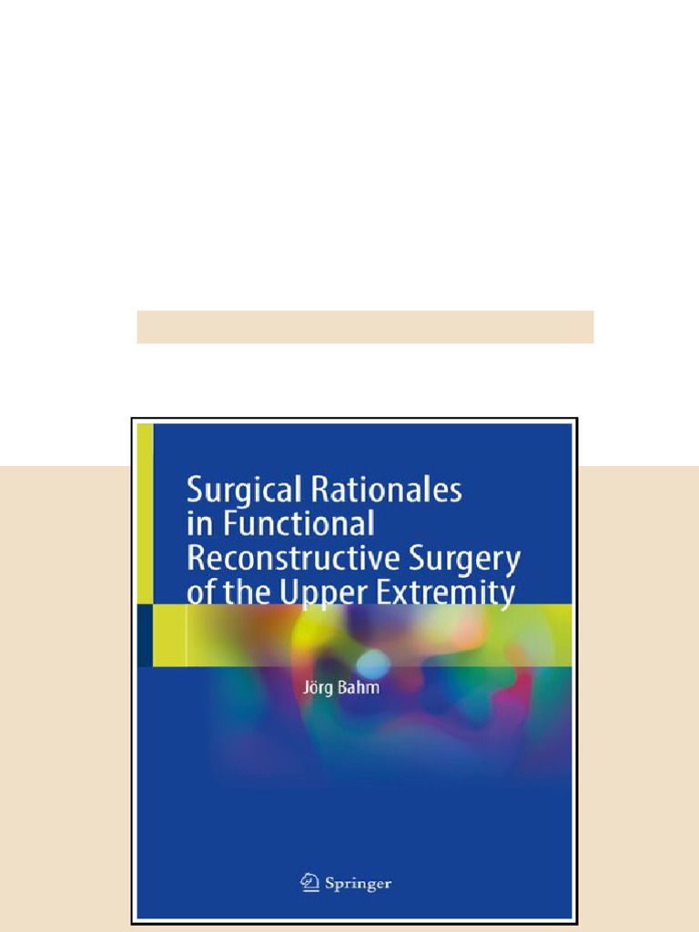 (Ebook) Surgical Rationales in Functional Reconstructive Surgery of the ...