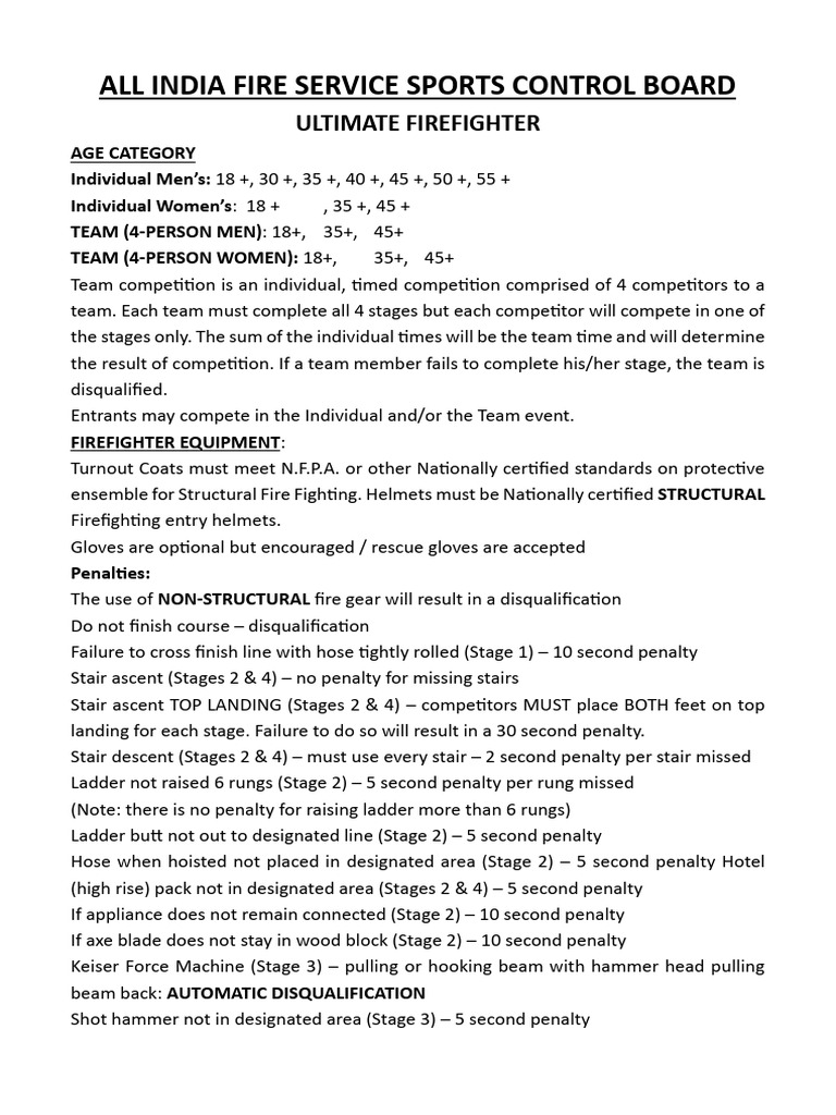 Ultimate Firefighter | PDF | Ladder | Foot (Unit)