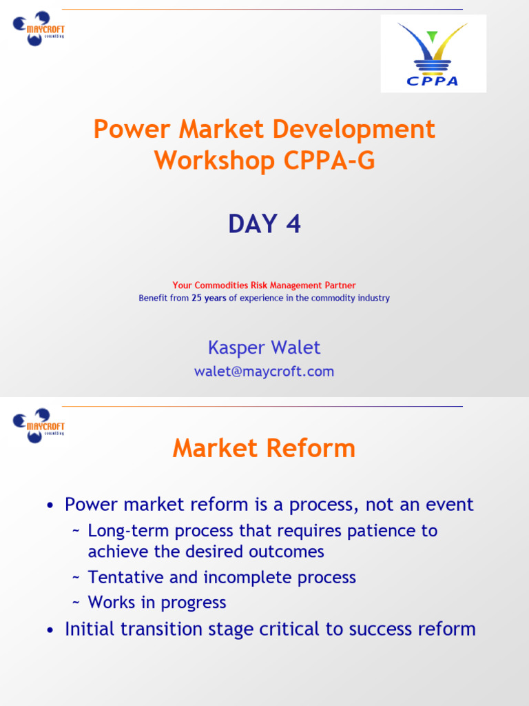 Power Market Reform and Change Management | PDF | Hedge (Finance ...